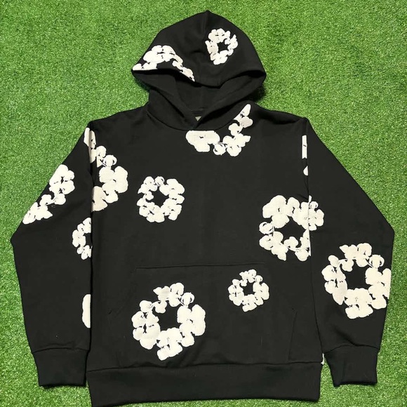 Denim Tears | Jackets & Coats | Authentic Denim Tears Black Hoodie ...